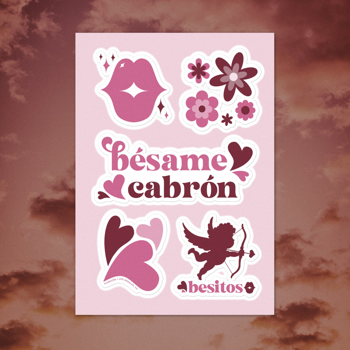 Besitos Sticker Set – Floricón