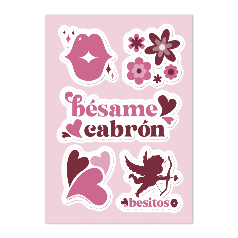 Besitos Sticker Set – Floricón